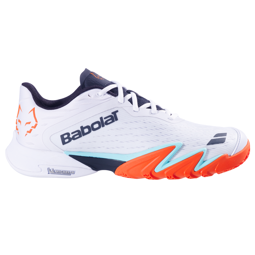 Babolat Jet Premura 3 Lebron Men's Padel Shoes - White/Orange ...