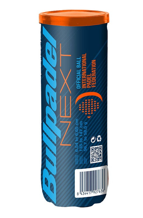 Bullpadel NEXT Padel Balls - 3 Ball Tube – Racketworld UK