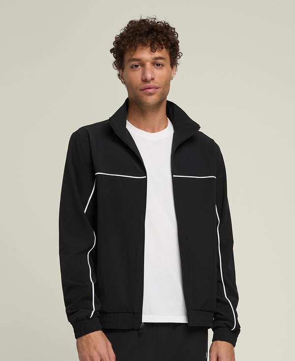 Wilson Men's Team Grand Slam Woven Jacket - Black - Racketworld UK