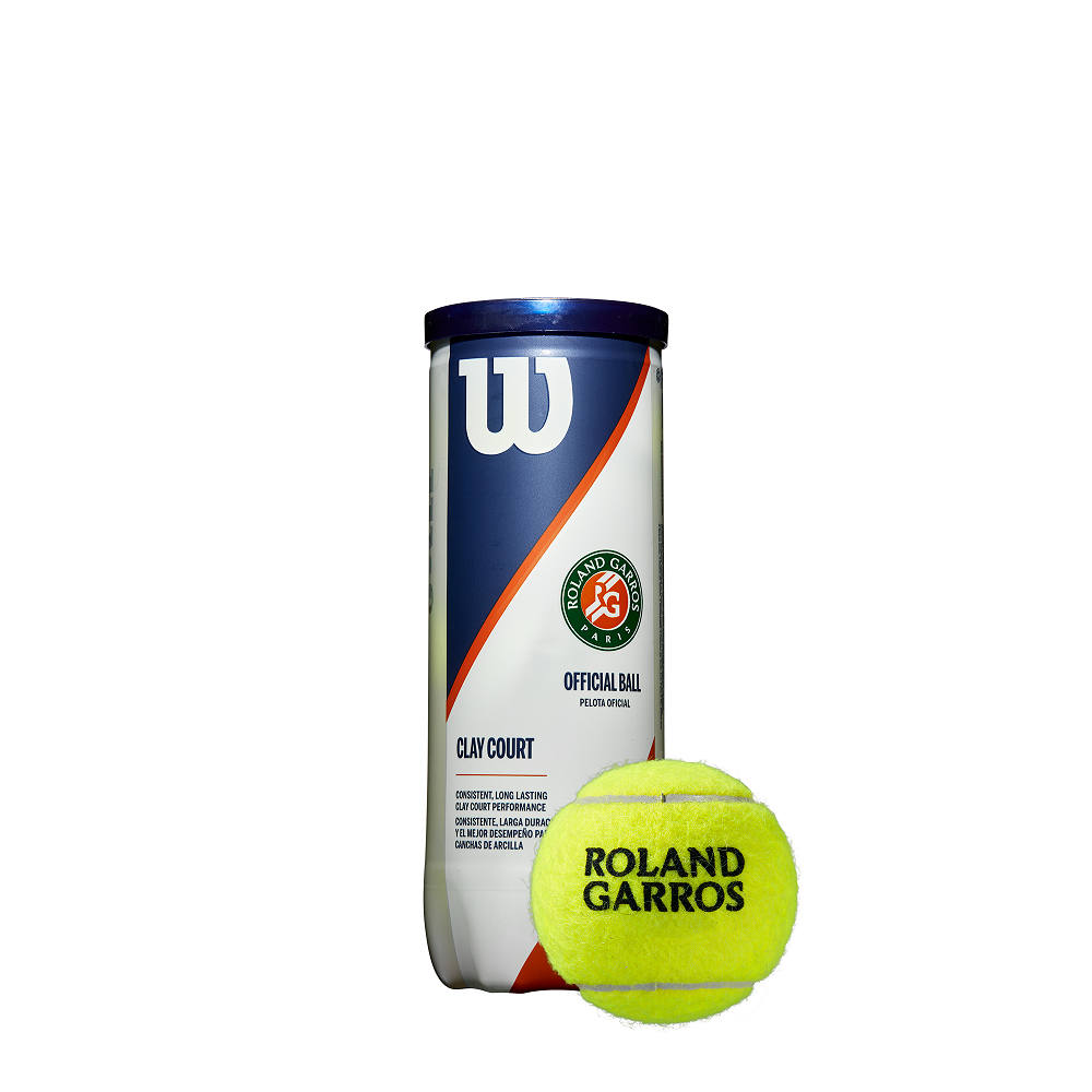 Wilson Roland Garros Clay Court Tennis Balls - 1 Tube (3 Balls ...