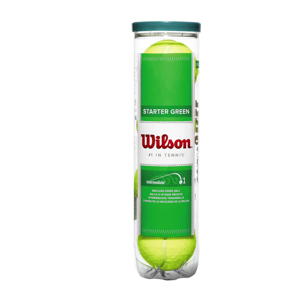 Wilson Starter Green Tennis Balls - 1 Tube (4 Balls) – Racketworld UK