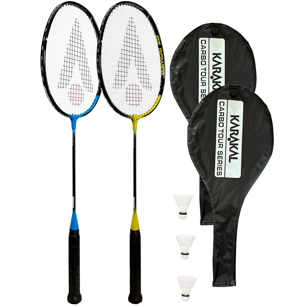 Karakal Power CT 2 Player Badminton Set Including 3 Shuttles ...