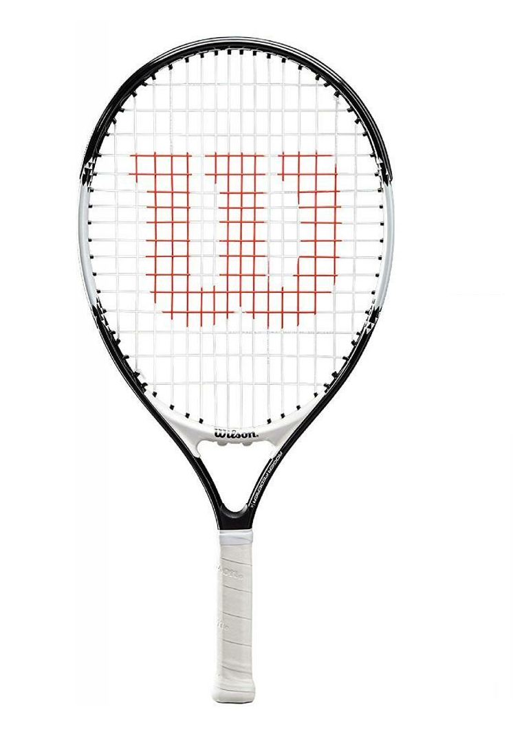 Wilson Federer 23 " Junior Black/White Tennis Racket - Racketworld UK