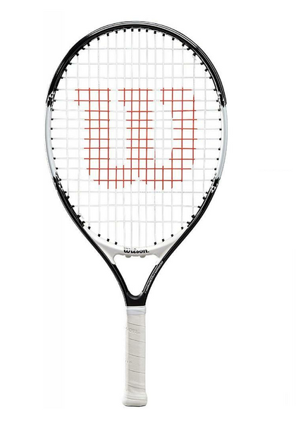 Wilson Federer 23 " Junior Black/White Tennis Racket - Racketworld UK