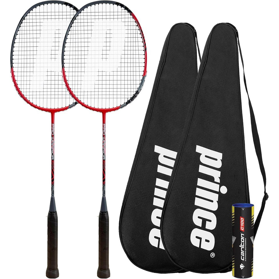 Prince Pro Warrior Nano 75 Graphite Badminton Racket Set Including Shu ...