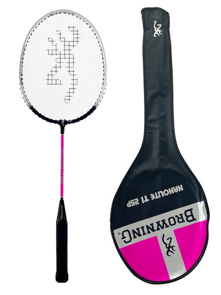 Browning Nanolite Ti Junior PINK Badminton Racket - Racketworld UK